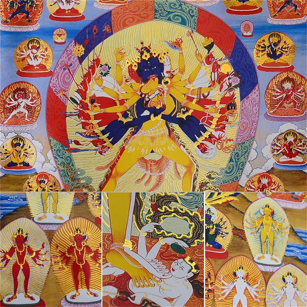 thangka, Tibetan thangka,thangka painting,buddhist Indonesia | Ubuy